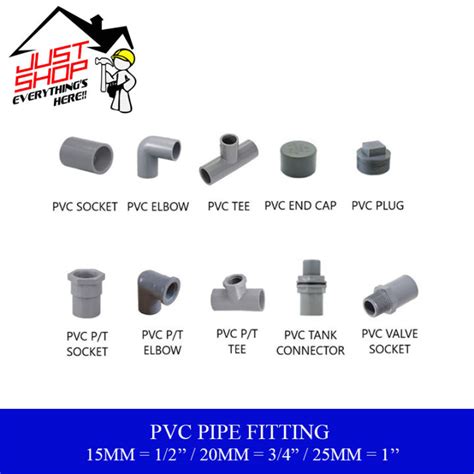 Pvc Pipe Fitting Pvc Pipe Connector Penyambung Paip Pvc Socket
