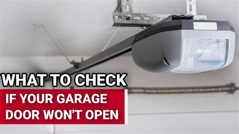 What To Check If Your Garage Door Won T Open Ace Hardware YouTube