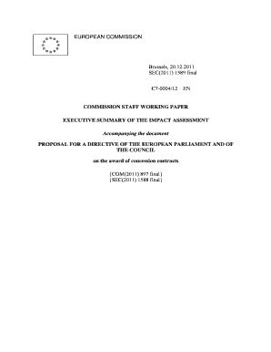 Fillable Online Europarl Europa EUROPEAN COMMISSION Brussels 20