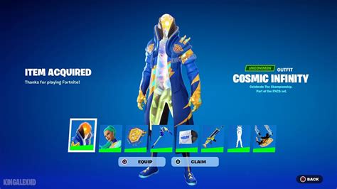 How To Get Cosmic Infinity Skin Now Free In Fortnite New Champion