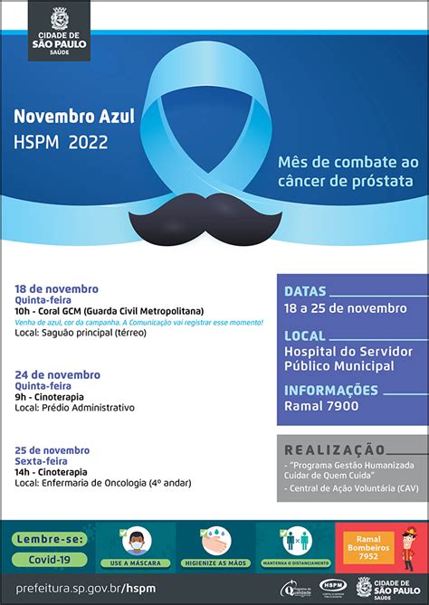 Novembro Azul será comemorado programação de atividades