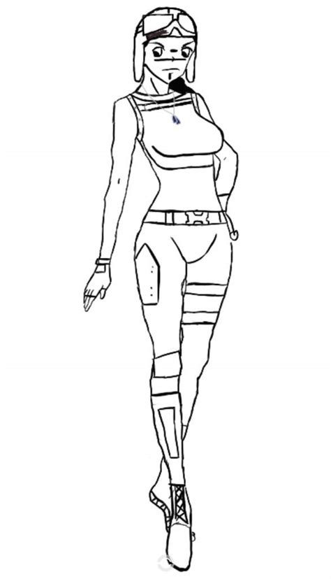 Free Fortnite Coloring Pages Renegade Raider Free Printable Templates