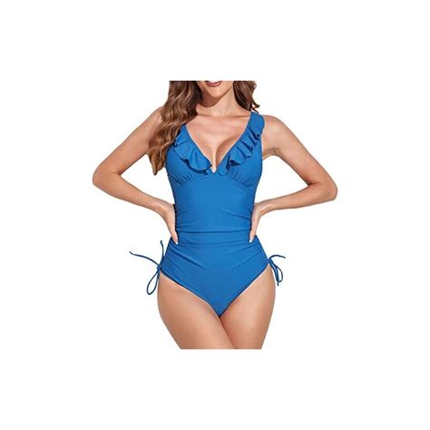 Viunychn Costumi Da Bagno Donna Costumi Sexy Interi Da Mare Curvy