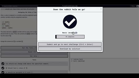 assigning the value of one variable to another free code camp help basic javascript