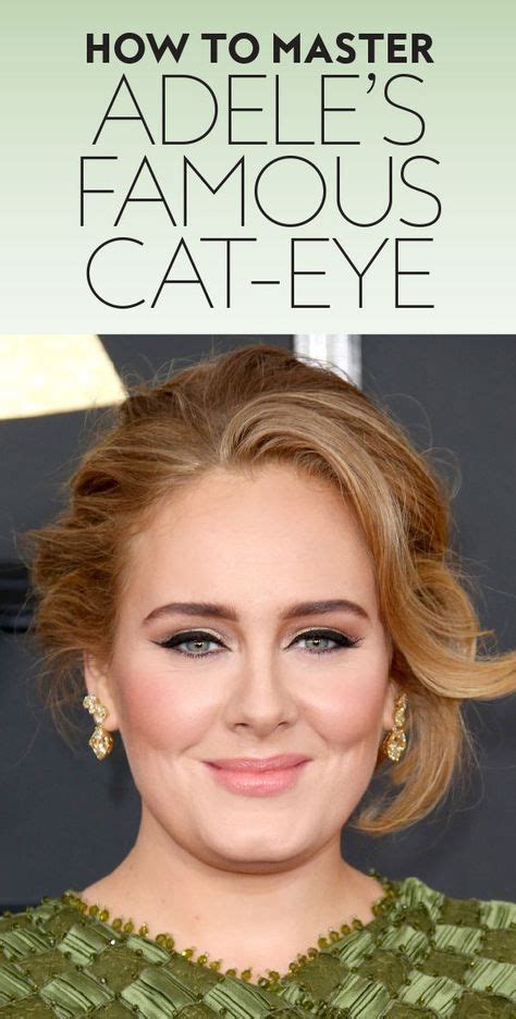 How To Get Adeles Cat Eyes With Images Adele Makeup Perfect Cat