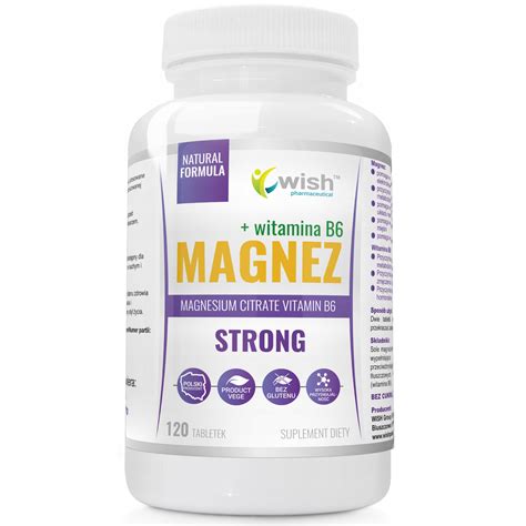 Magnez Strong B6 Forte Skurcze Stres Wysoka Dawka 8596089642 Allegro Pl