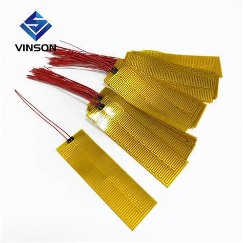 Customized 6V 12V Flexible Polyimide Film PCB Kapton Heater With