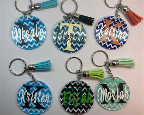 Llaveros de acrílico personalizados Etsy España