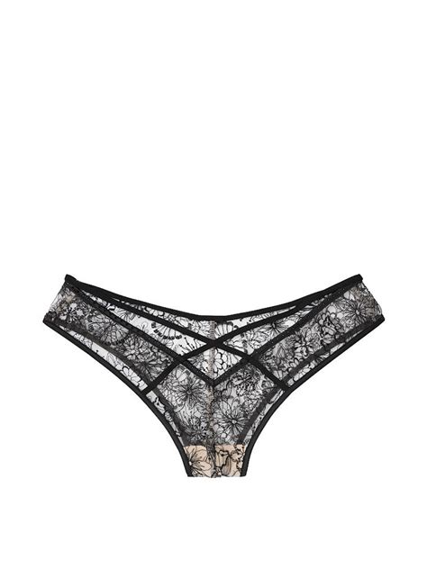 The Hottest Design Shopping Now Luxe Victoria Secret Floral Black Embroidered Peek A Boo Push Up