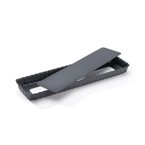 Moule Tarte Rectangulaire Fond Amovible Acier Antiadh Sif Acier