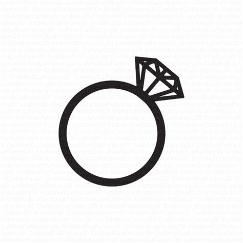 Diamond Ring SVG Wedding Ring Cutting File Cut File Etsy Australia