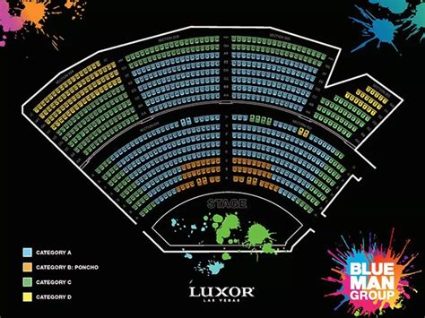 Blue Man Group Seating Chart Las Vegas Chart Walls