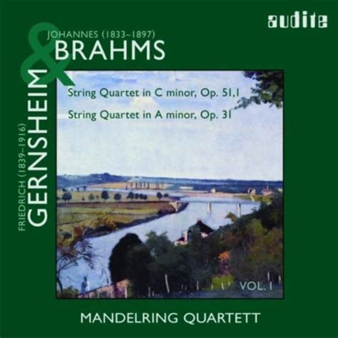 Amazon Johannes Brahms String Quartet In C Minor Op 51 No 1