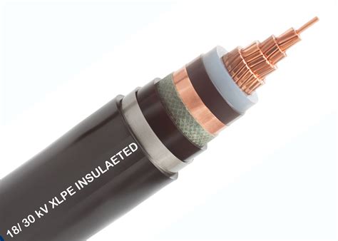 Single Core XLPE Insulated Medium Voltage Power Cables 18 30 KV Nominal