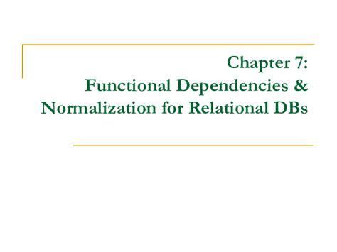 [pdf]cơ sở dữ liệu Đh bách khoa hcm lê thị bảo thu chapter 07 functional dependencies