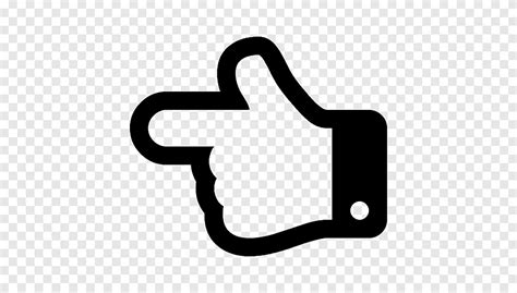 손 검지 손가락 Font Awesome click 텍스트 손 png PNGEgg