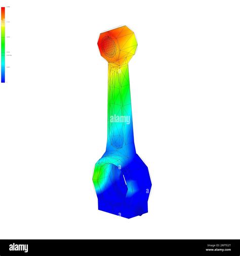 finite element method fem analysis connecting rod crank for friction and forces in