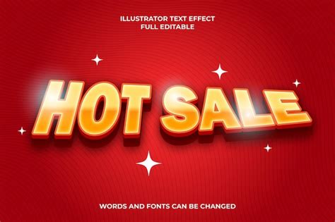 Premium Vector Editable Text Effect Hot Sale
