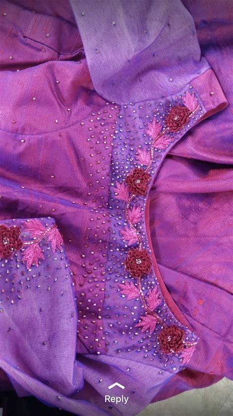 Whatsapp On 9496803123 To Customise Handwork And Cutwork Sarees