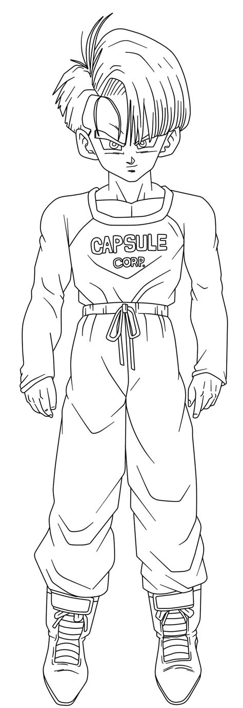 Desenho De Trunks Bravo Para Colorir Tudodesenhos Porn Sex Picture