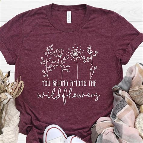 Wildflower Shirt Etsy