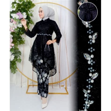 Jual OM Setelan Kebaya Lesti Kejora Kebaya Tunik Modern Kebaya Wisuda