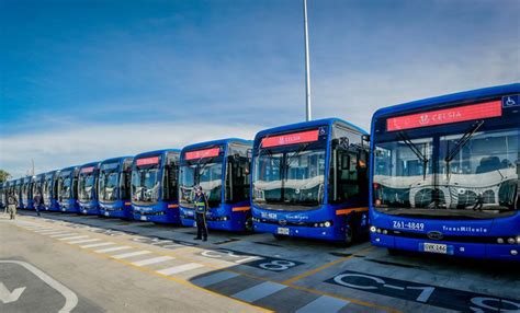 La flota más grande de buses eléctricos BYD está en Bogotá