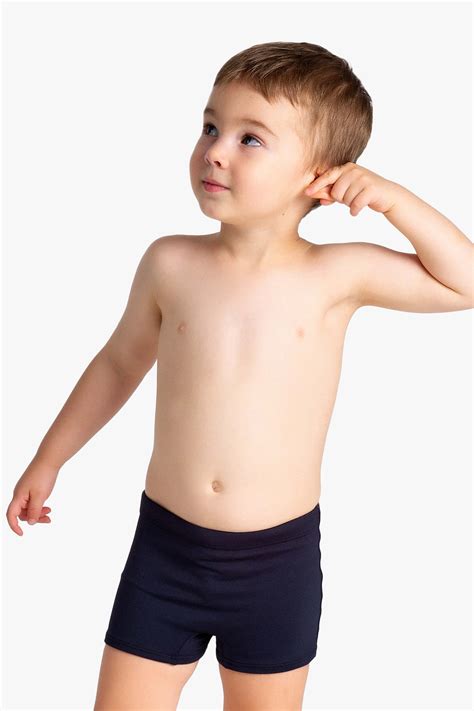 Sunga boxer bebê e infantil preta Dedeka