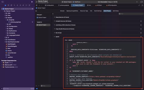 how to make an graphql call in swift