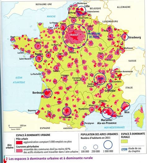 Chapitre Les Aires Urbaines Nouvelle G Ographie Dune France