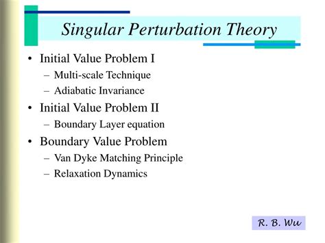 ppt singular perturbation theory powerpoint presentation free download id 8689063