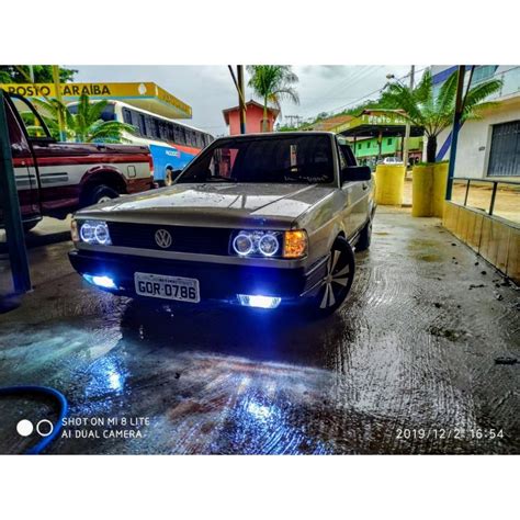 Kit Angel Eyes Para Farol Do Gol Quadrado Saveiro Parati Escorrega O