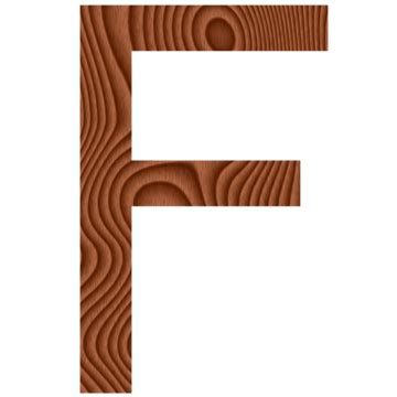Wooden F Letter Png Vector Psd And Clipart With Transparent