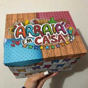 Caixa Para Festa Na Caixa Junina Como Fazer Artesanatos