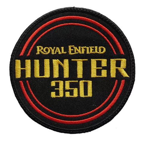 Parche Bordado Hunter Royal Enfield Hntr Motocicleta Cuotas