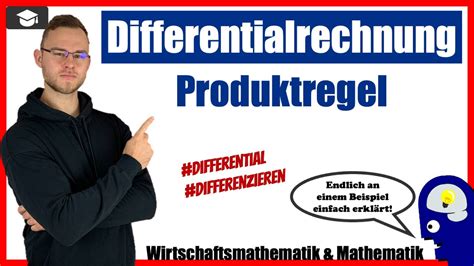 Differentialrechnung Produktregel an einem Beispiel erklärt YouTube