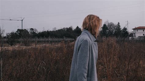 Anonymous Woman In The Field By Stocksy Contributor Anna Malgina