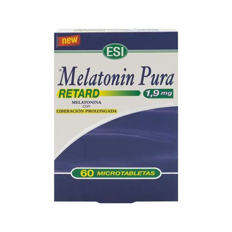 ESI Melatonin Pura Retard 1 9mg 60 Tablets PromoFarma