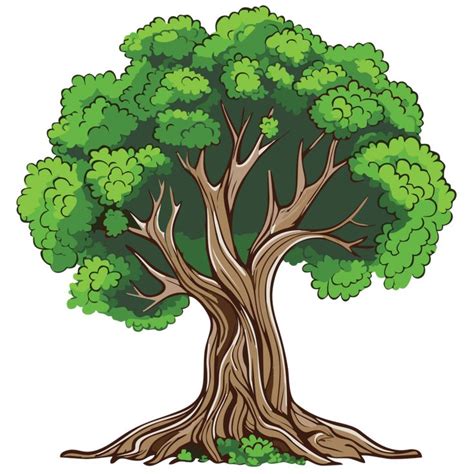 Descargar dibujos animados árbol No antecedentes gratis Imagenes