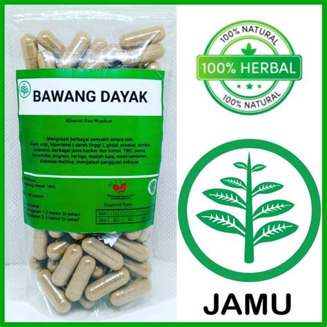 Jual Kapsul Bawang Dayak Isi 100 Di Seller Griya Herbal Original