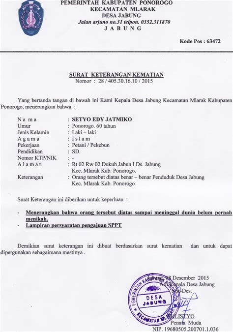 Detail Contoh Surat Keterangan Kematian Dari Rumah Sakit Koleksi Nomer 31