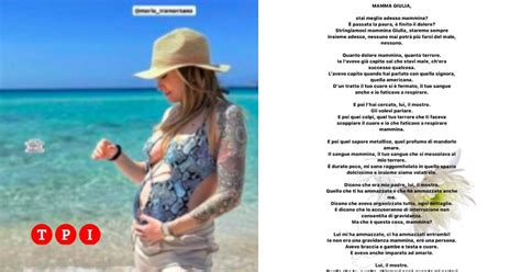 Giulia Tramontano La Lettera Del Figlio Mai Nato Alla Mamma