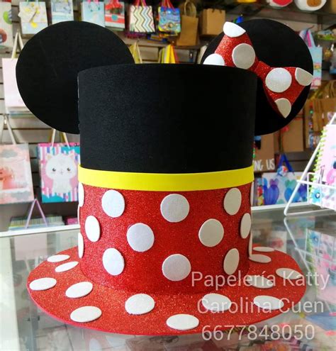 Sombrero Loco Minnie en 2023 Sombreros para fiestas Día del sombrero