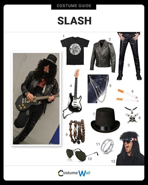 Dress Like Slash Costume Halloween And Cosplay Guides