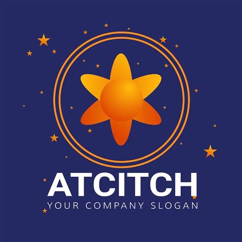 Premium Vector Stars In The Sky Apace Vector Logo Design