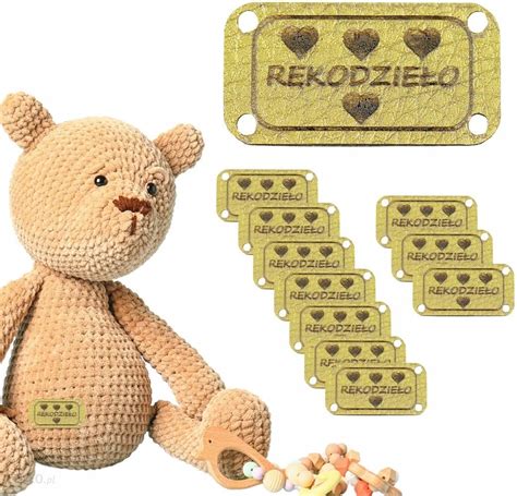 10X Handmade Skórzane Naszywki Metki Rękodzieło LAS118W07 Ceny i