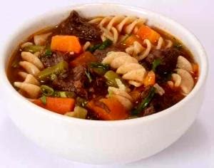 Calorias em 2 colheres de sopa 20 g Sopa de Carne Macarrão