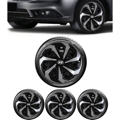 Jogo 4 Calota Esportiva SPIDER Aro 14 HB20s Sedan HB20 Hatch 2015 2016