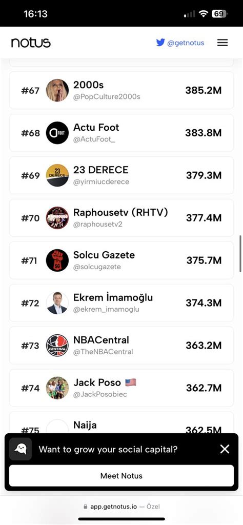 Derece On Twitter Yine Zirvedeyiz Notus Twitter D Nya