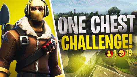 The ONE CHEST CHALLENGE Fortnite Battle Royale YouTube